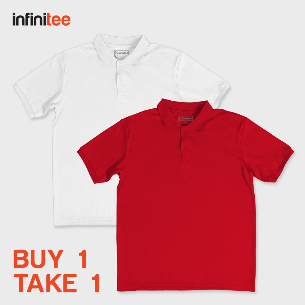 Infinitee Buy 1 Take 1 Dri Fit Polo Shirt For Men Women Quick Dry Basic ...