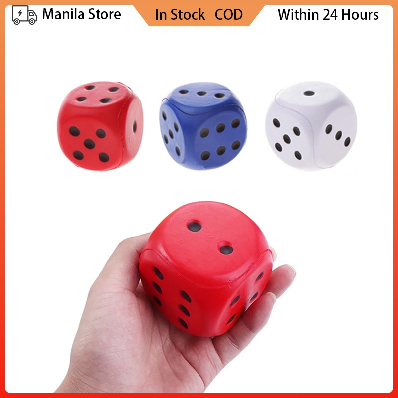 Large Foam Dice 6cm Number Teaching Dice Children Entertainment Dice ...
