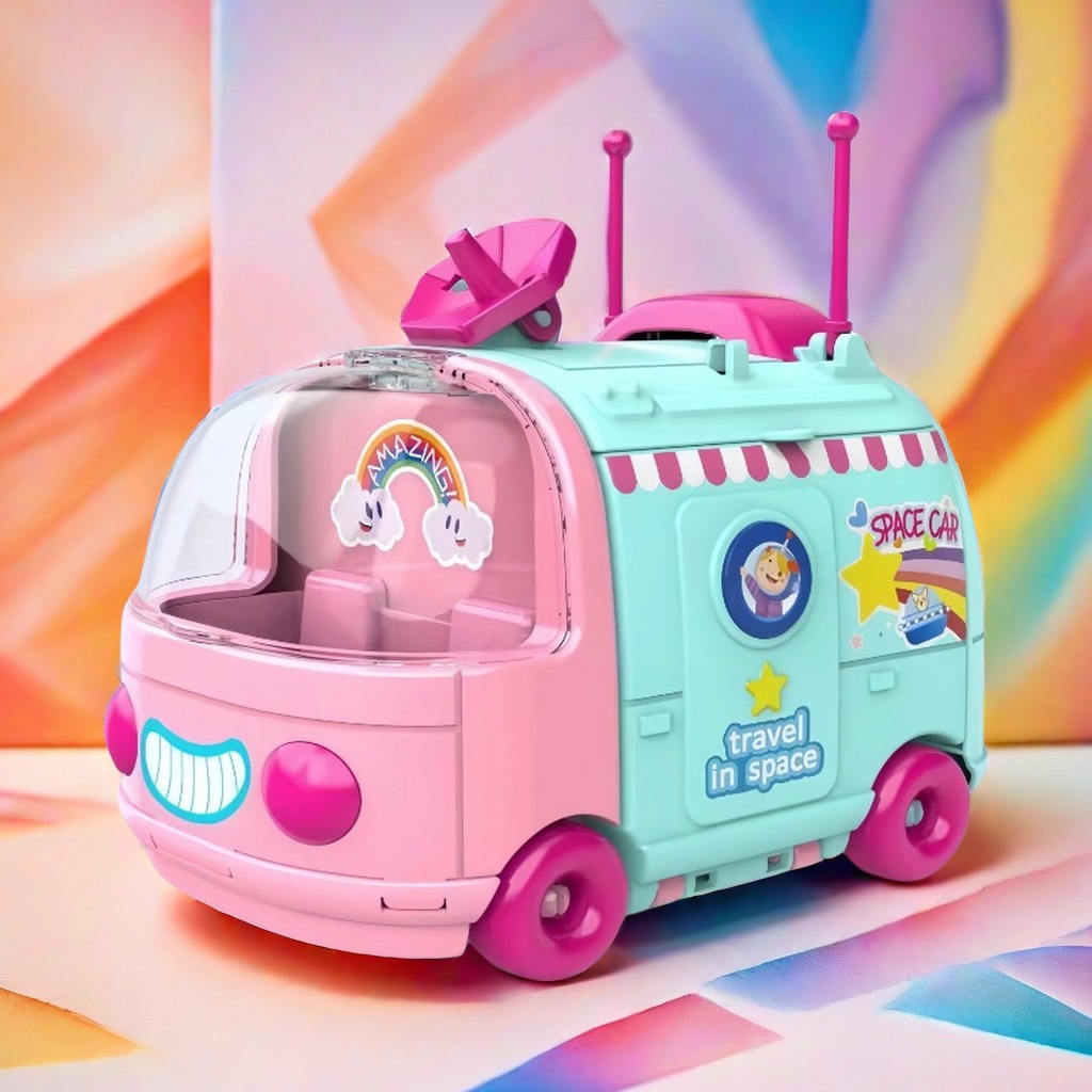 COCOA Children's play house surprise space car bus toys dessert station ...