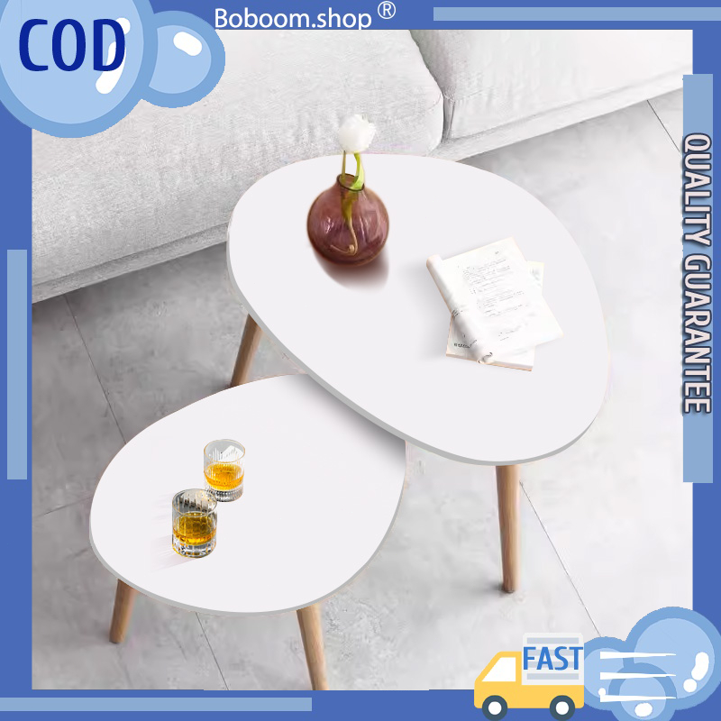 ♬COD♬ Modern Coffee Table Combination Table Living Room Wooden Center ...