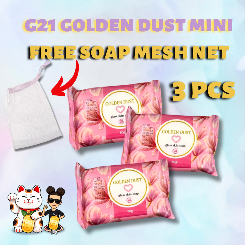G21 GOLDEN DUST | DUO SOAP MINI SOAP 60g | Shopee Philippines