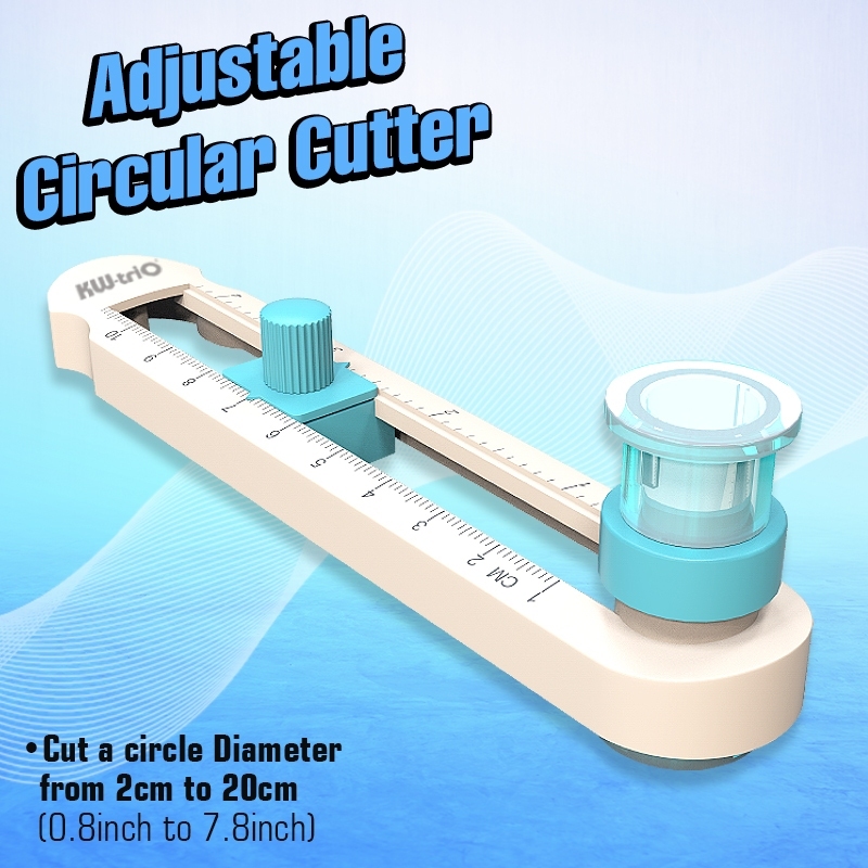 Round Cutting Knife Adjustable 360 Compass Circle Cutter Scrapbooking ...