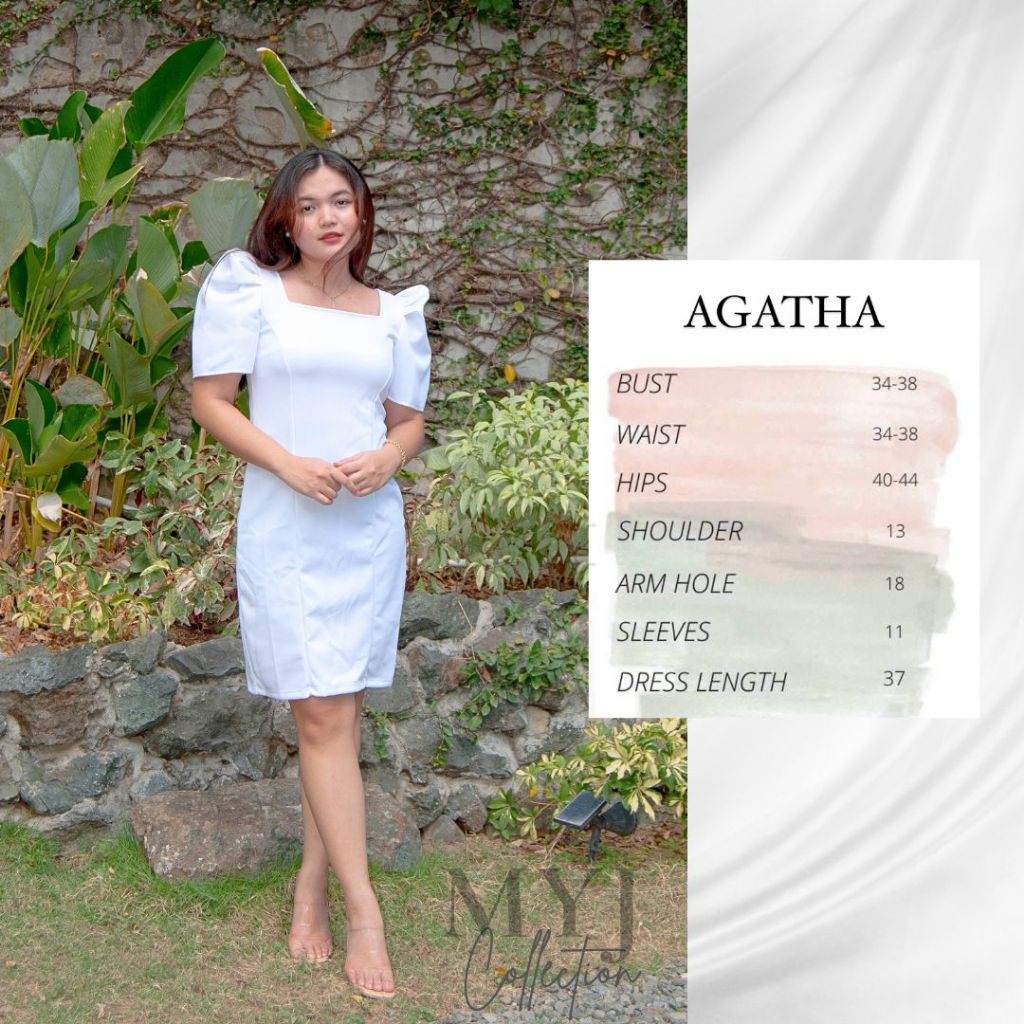 AGATHA MODERN FILIPINIANA FORMAL DRESS | Shopee Philippines