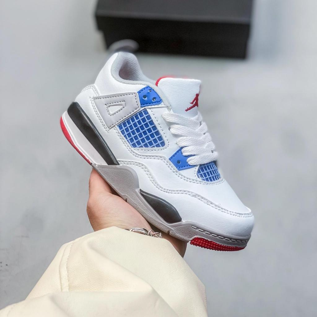Nike Air Jordan 4 Low cut Outdoors Basketball Shoes Kids Casual ...