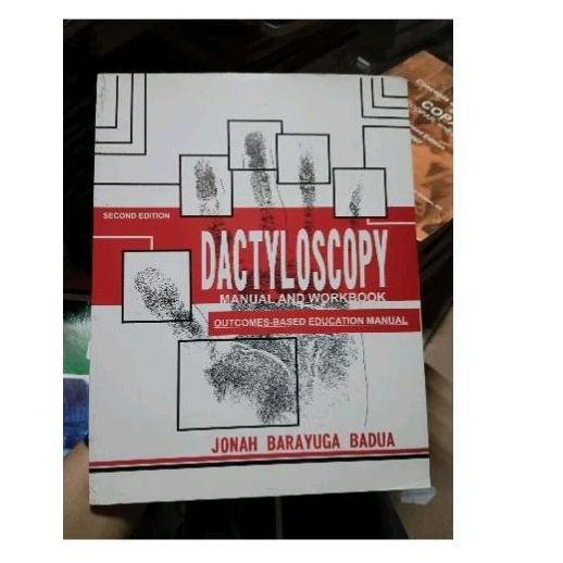 Dactyloscopy Manual & Workbook - Badua | Shopee Philippines