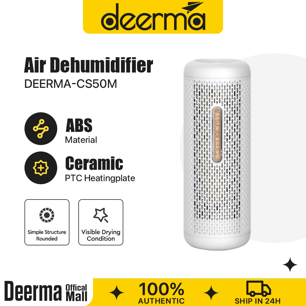 Deerma CS50M Electric Air Dehumidifier Smart Mini Recyclable Air Dryer ...