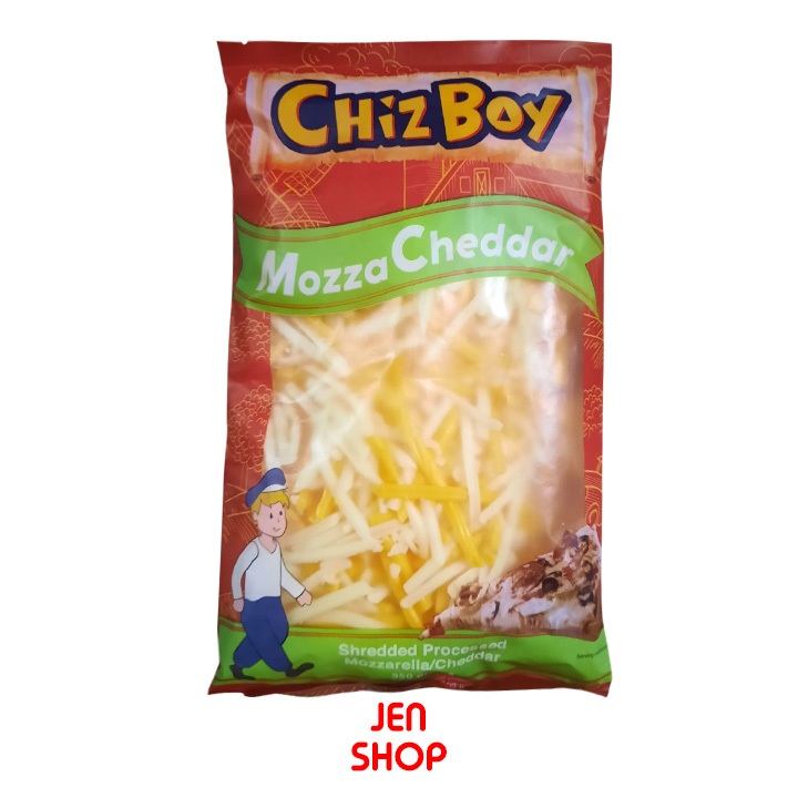 Chizboy Chiz Boy Shredded Mozzarella Cheddar Cheese 350g – Processed ...