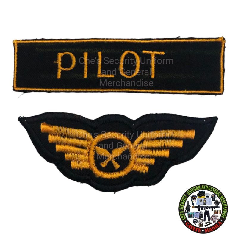 PILOT patches for Career day, Costume, Roleplay/Namecloth | Shopee ...