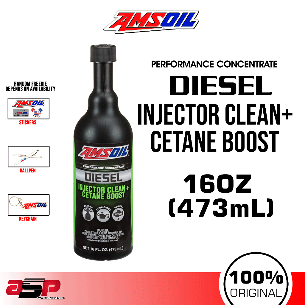 AMSOIL Diesel Injector Clean + Cetane Boost 8oz / 16oz | Shopee Philippines