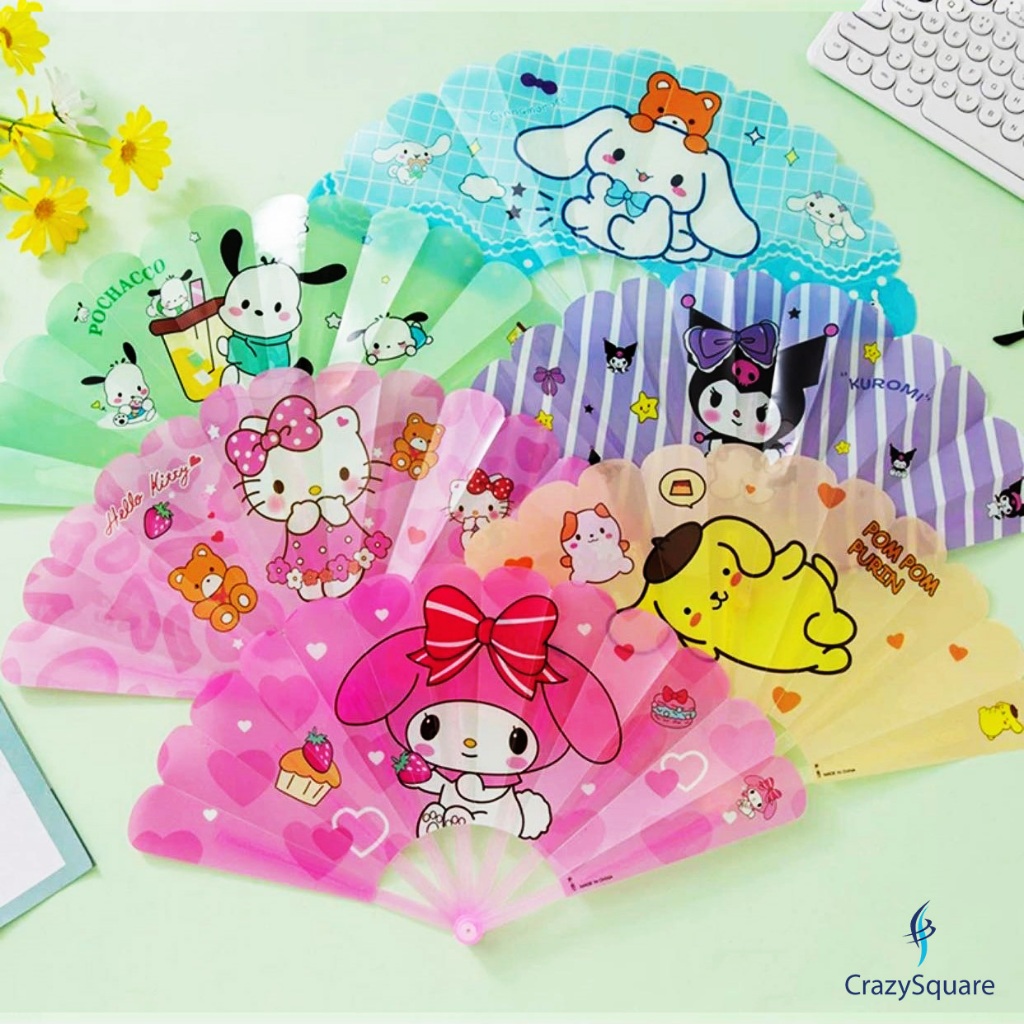 CSQUARE Sanrio Kuromi Handy Fan for Kids 201-17 | Shopee Philippines