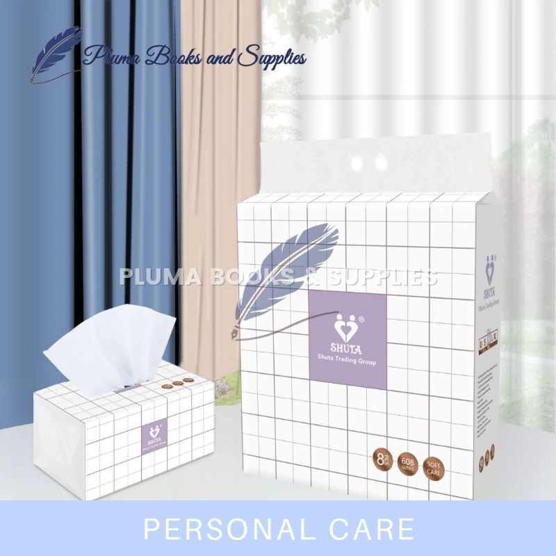 PBS - Shuta Luxurious Embossed Facial Tissue S-608-M, 460's x 8 ...