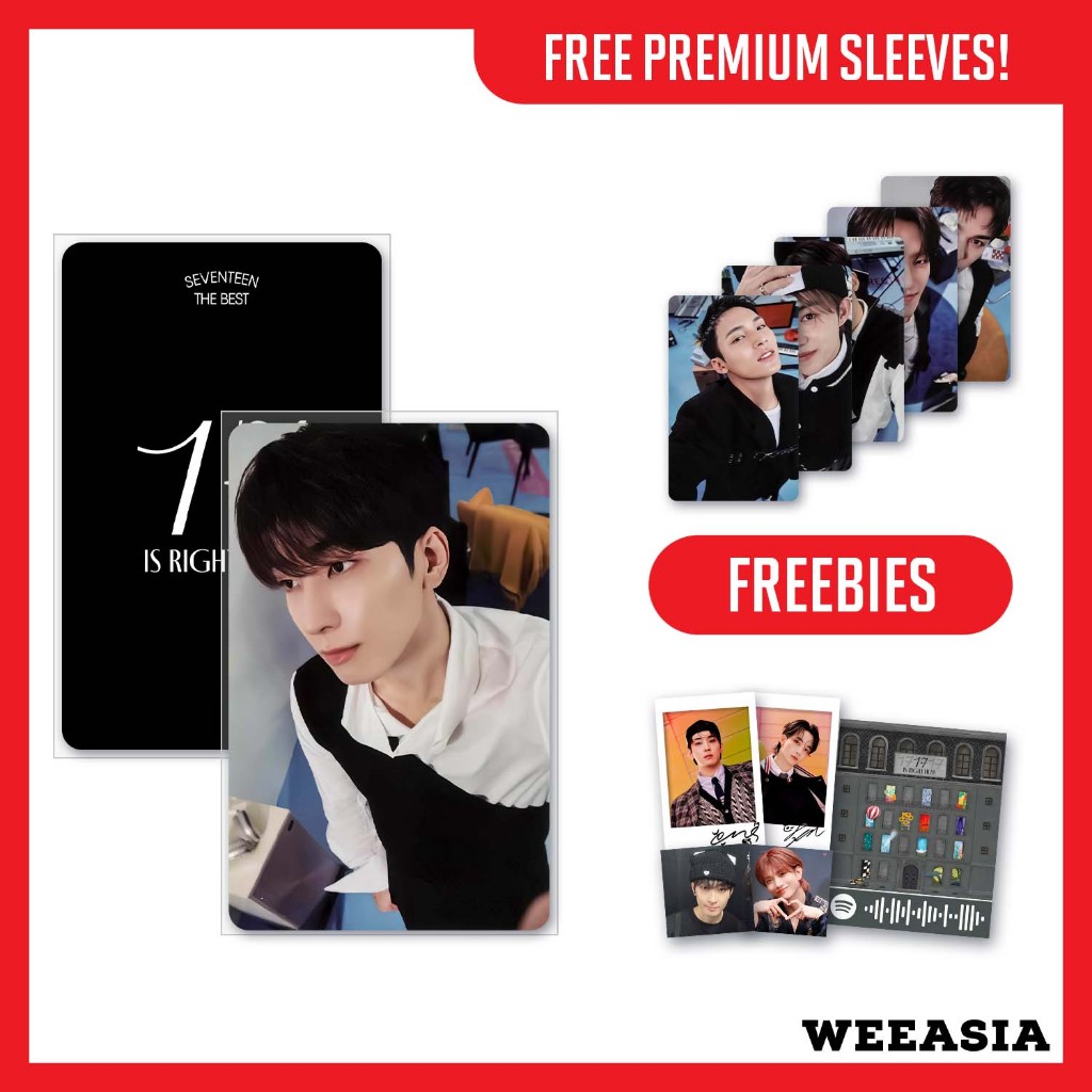 SEVENTEEN 17 IS RIGHT HERE WEVERSE POB LOMO CARDS PHOTOCARDS with FREEBIES | WEEASIA ver.1 ...