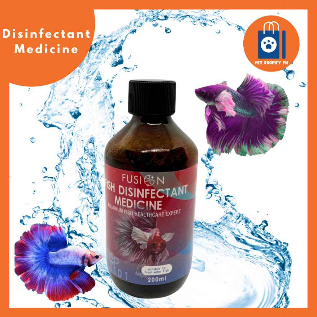 Aquarium Fish Fusion Disinfectant Medicine Anti-Bacteria Treatment ...