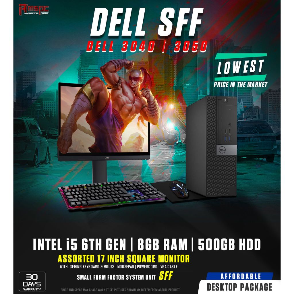 DESKTOP I5 6TH GEN 8gb ram 500gb hdd storage HP SFF 600 G2 DELL 3040/ ...