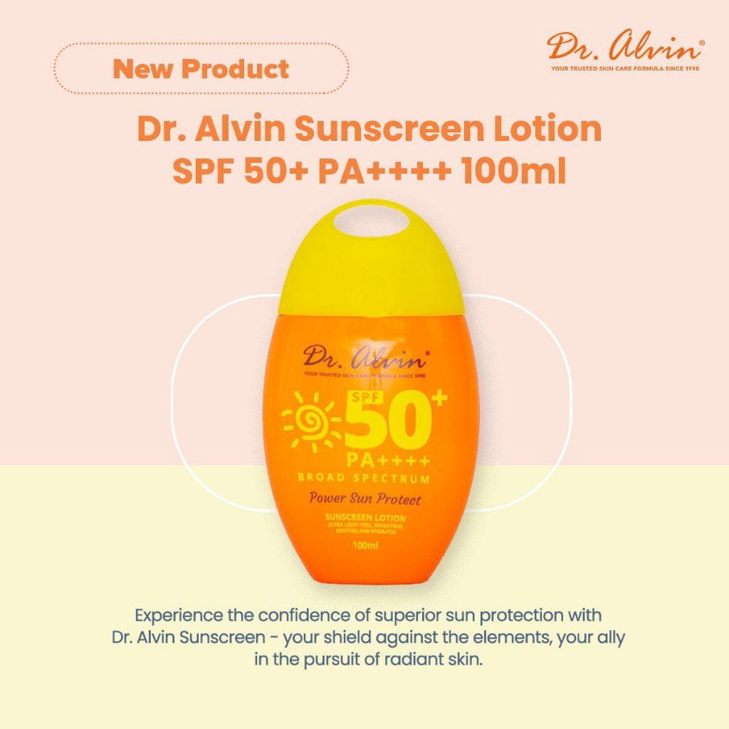 Dr Alvin Power Sun Protect Sunscreen Lotion, SPF 50 PA ++++ and ...