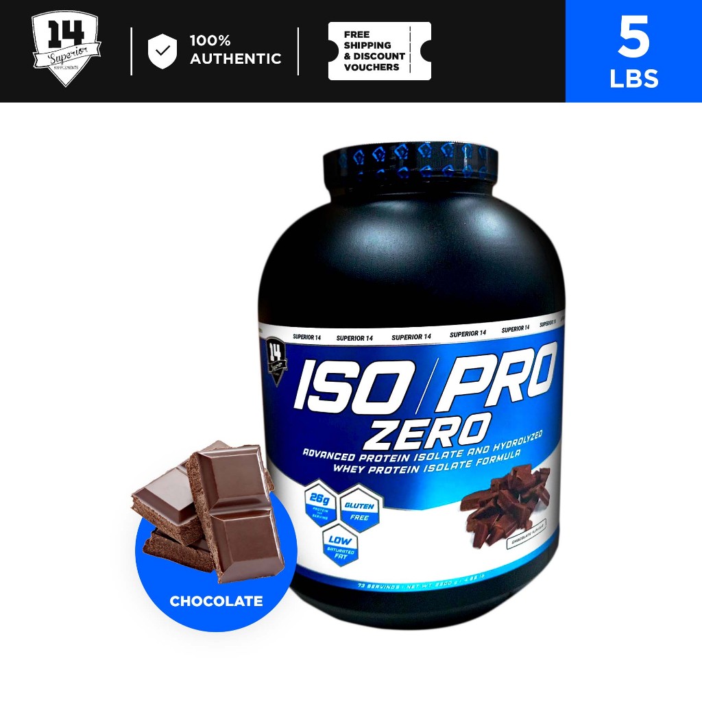 Superior 14 Supplements Iso Pro ZERO 2200g. | FREE SHAKER & (1PC) S14 ...