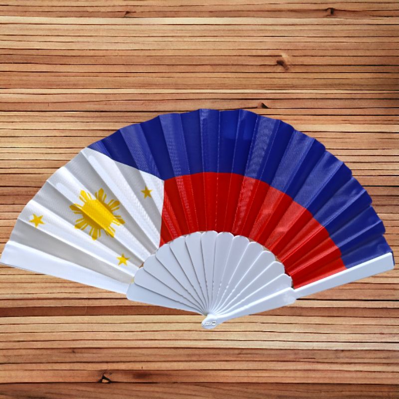 Philippine Flag Fan Abaniko o Pamaypay na Philippine Flag | Shopee ...