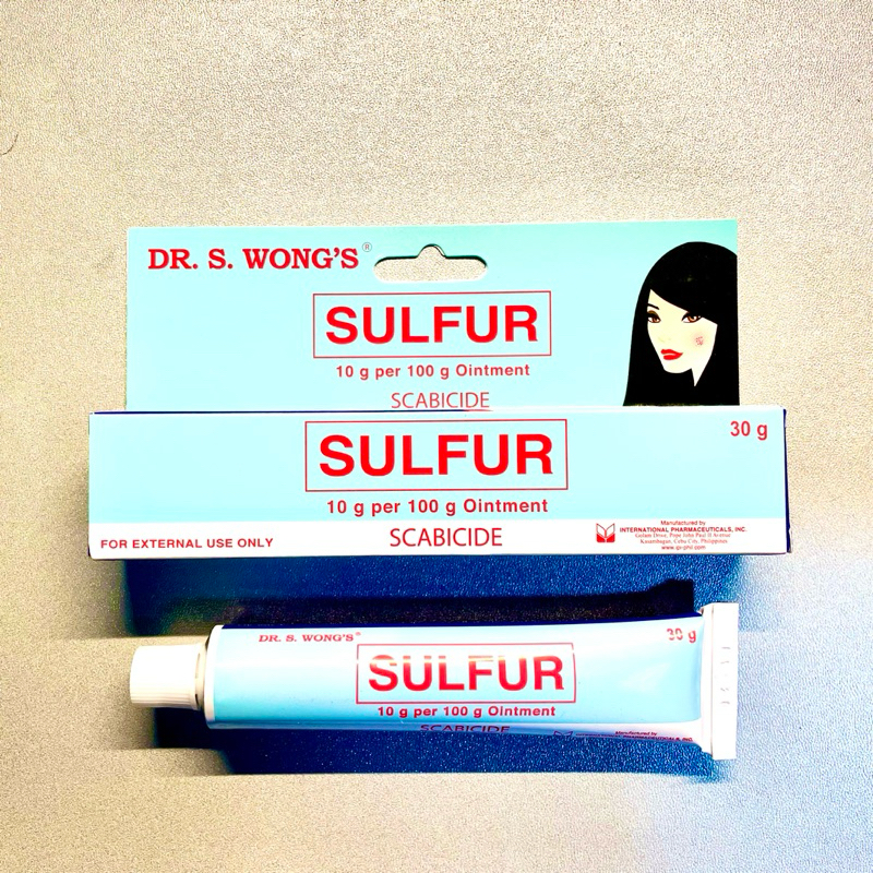 Sulfur Ointment 10% by Dr. S. Wong's, 30g (Sulphur) | Shopee Philippines