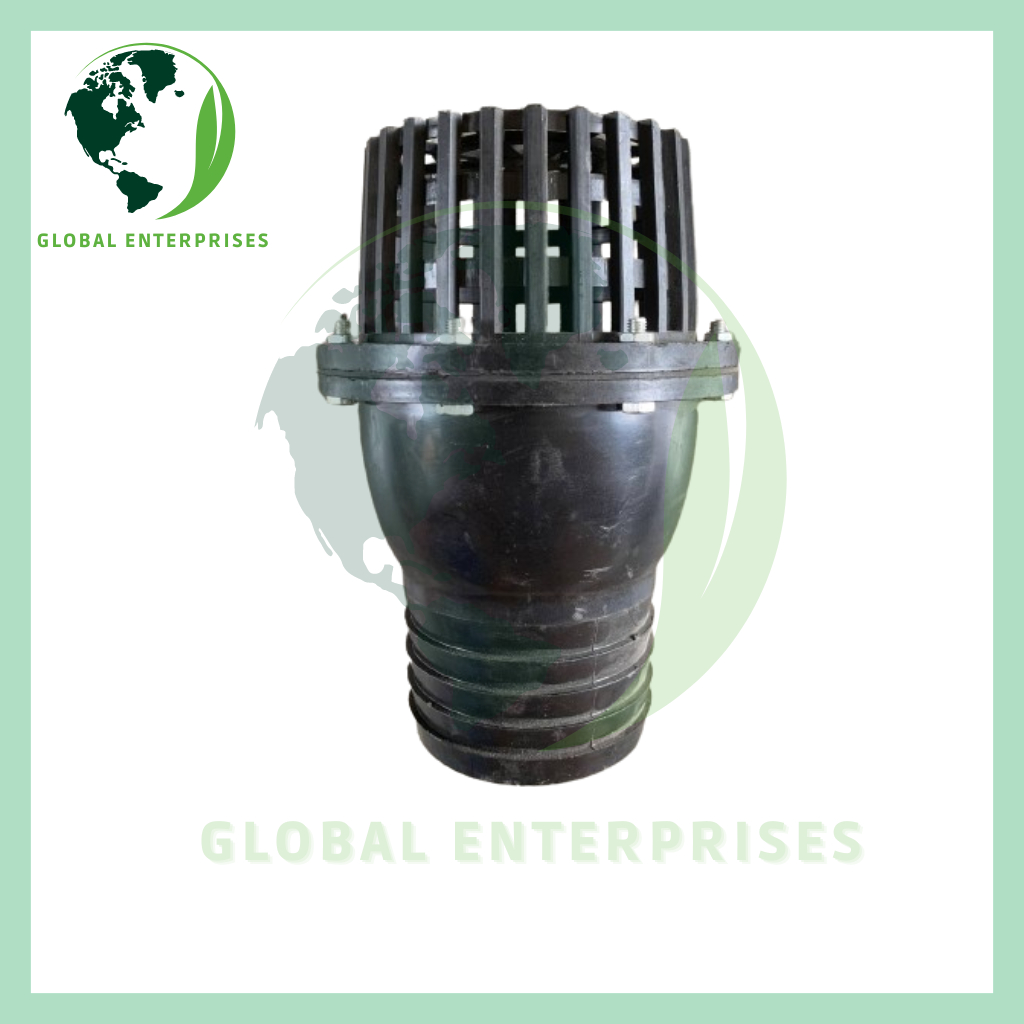 Foot Valve 4" Water Pump Plastic Valve Black PVC Low Pressure Flat ...