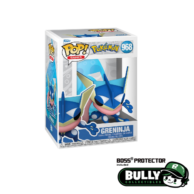 Funko POP! Games: Pokemon- Greninja 968 With Boss Protector (NON-MINT ...