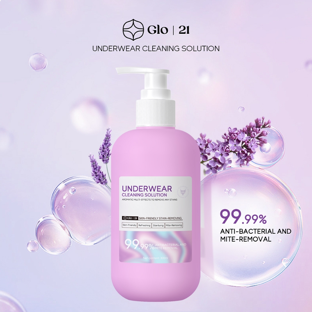 GLO21 300ML UNDERWEAR CLEANING SOLUTION-Effectively Remove Blood Stains ...