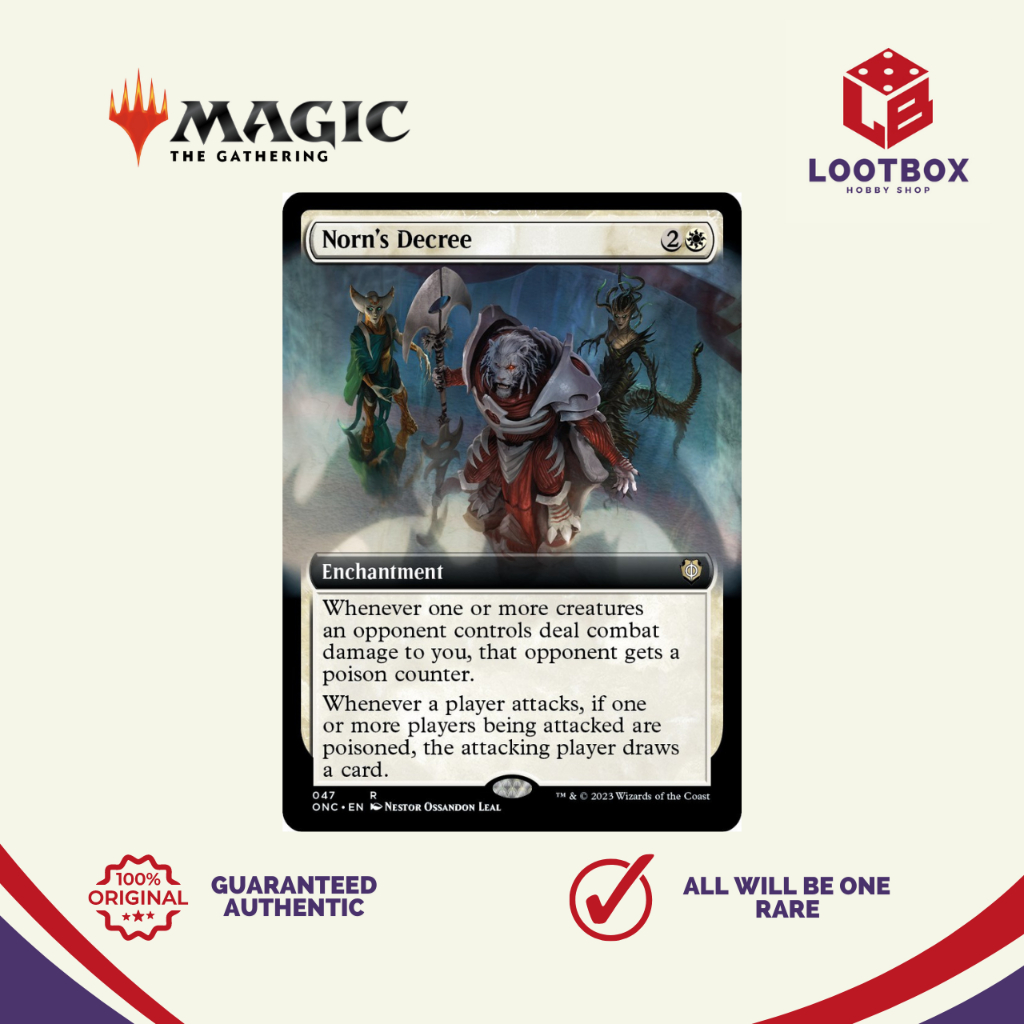 Magic the Gathering: Norn's Decree (Rare) - All Will Be One | Shopee ...