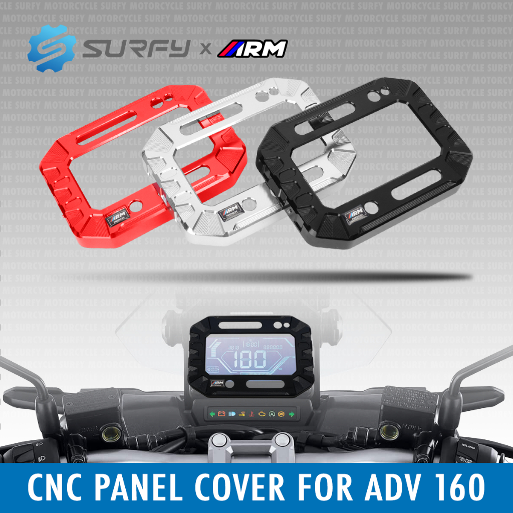 ARM Honda ADV 160 Panel Gauge Cover Protector CNC Alloy With Sticker ...
