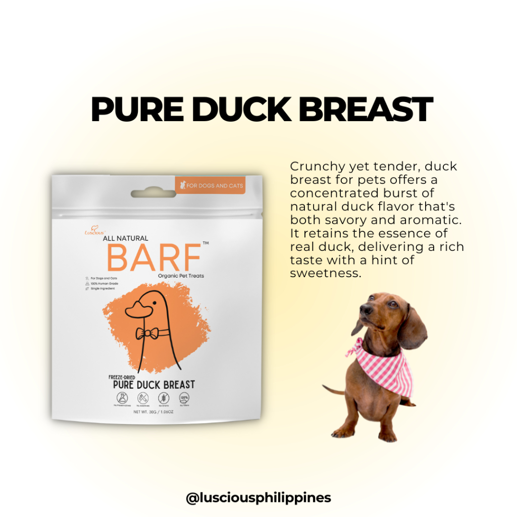 Luscious All Natural Barf Organic Freeze Dried Food Toppers Appetite Booster Dog Treats Cat ...