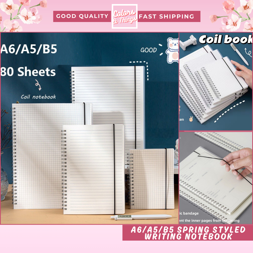 Colorsandthings A6/A5/B5 Spring Styled Writing Notebook | Shopee ...