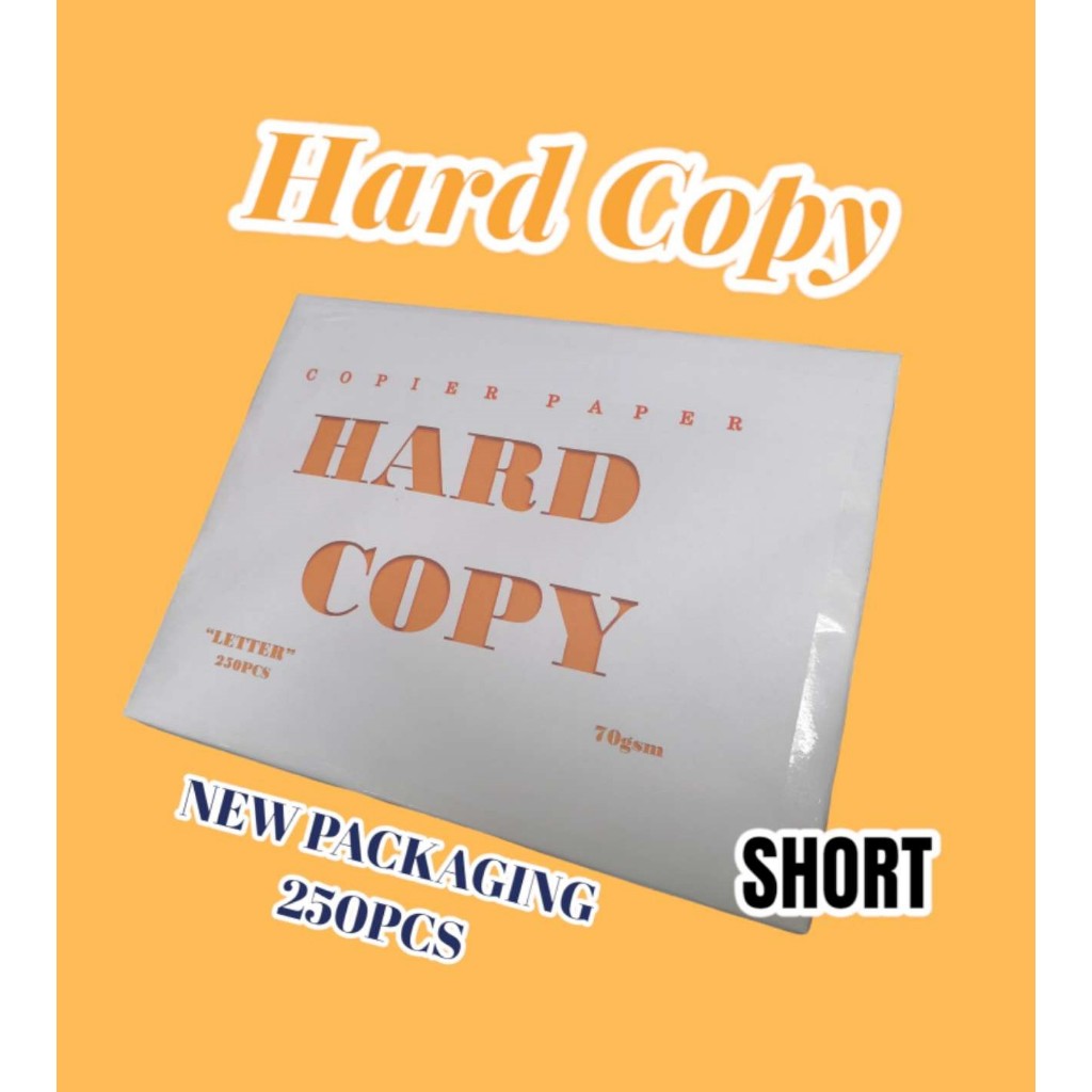 Hard Copy Paper Short Long & A4 Size Bond Paper Per Ream 500 Sheets and ...
