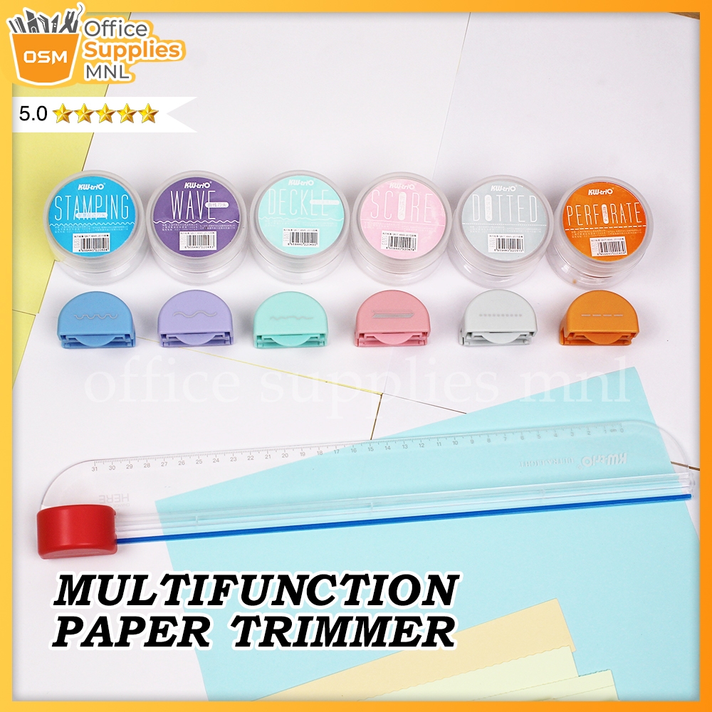 KW-Trio Paper Trimmer A4 Size Multifunction Cutter Multiple Head ...