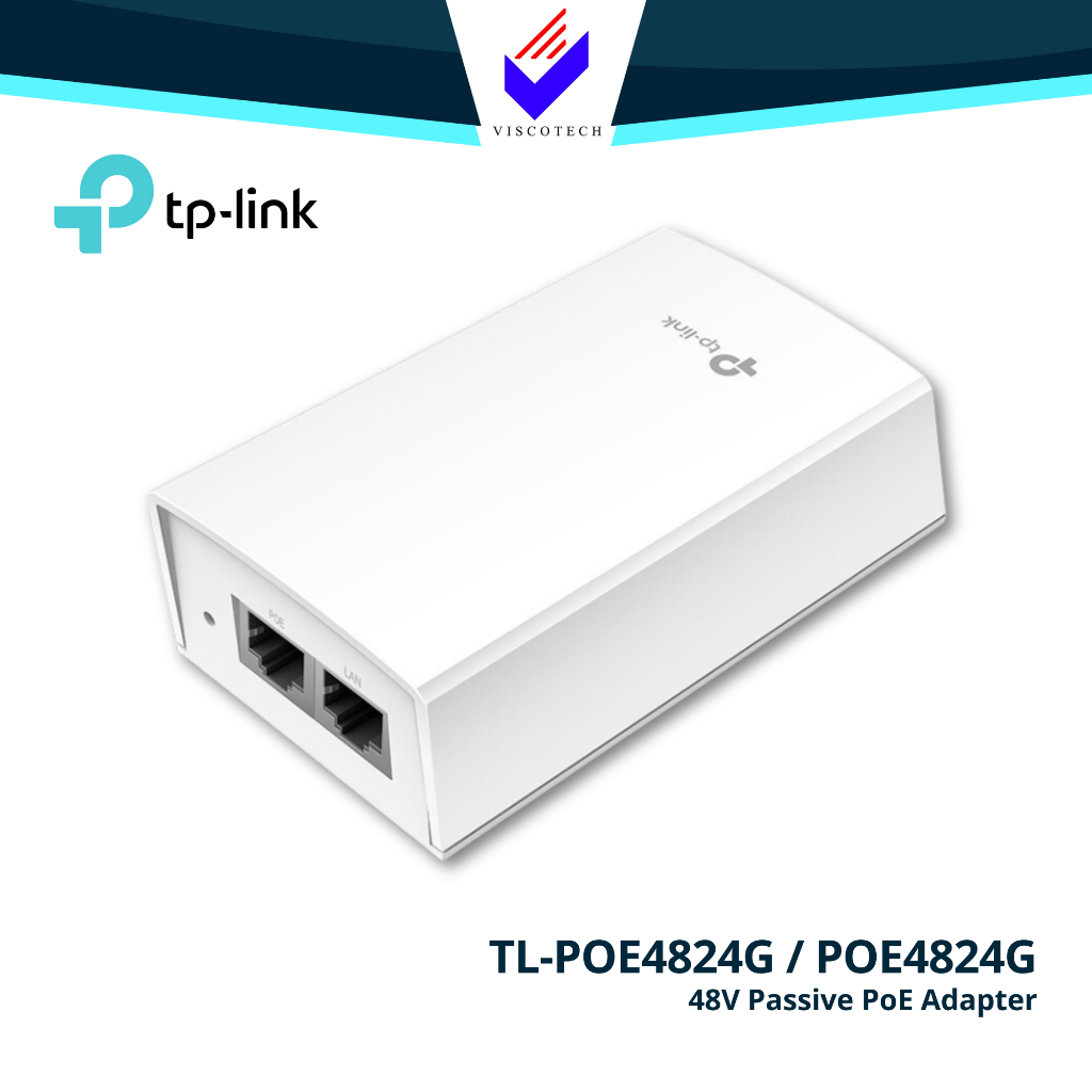 TP-Link TL-POE4824G / POE4824G 48V Passive PoE Adapter | Shopee Philippines