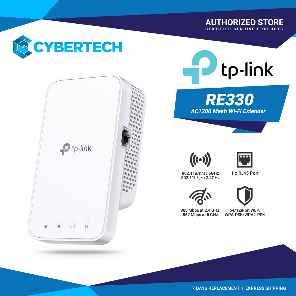 TP-Link RE330 AC1200 Mesh Wi-Fi Extender | Shopee Philippines