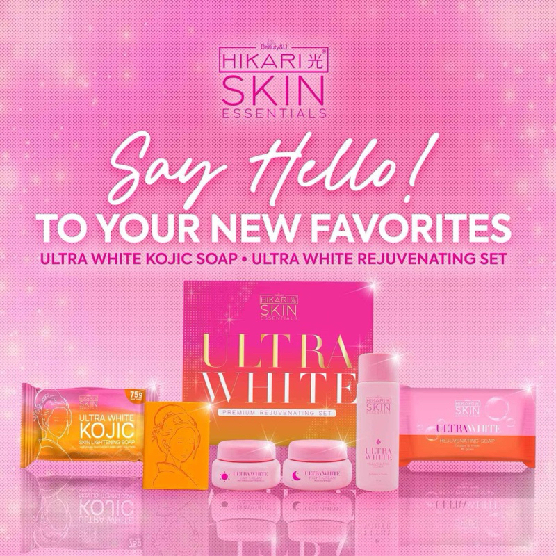 Hikari Ultra White Premium Rejuvenating Set, Hikari Skin Essentials ...