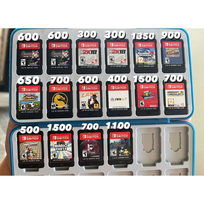 [USED] Nintendo Switch's Cartridge-Only Games and SD Card (NO CASE ...