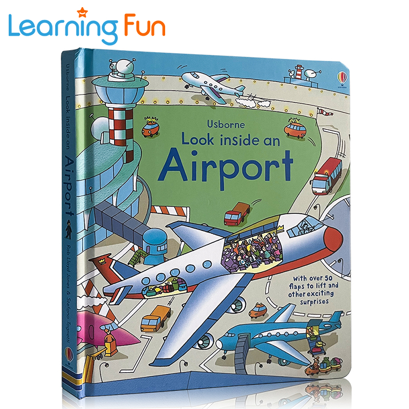 Usborne Look Inside An Airport Educational English Picture Books for ...