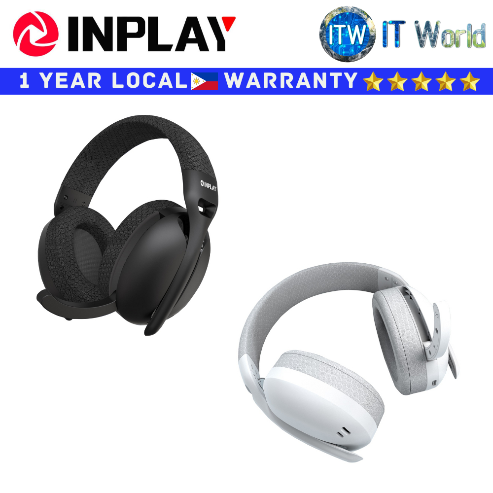 Inplay Headset Headphones HT220 Light Weight Stereo HD Sound Wireless ...