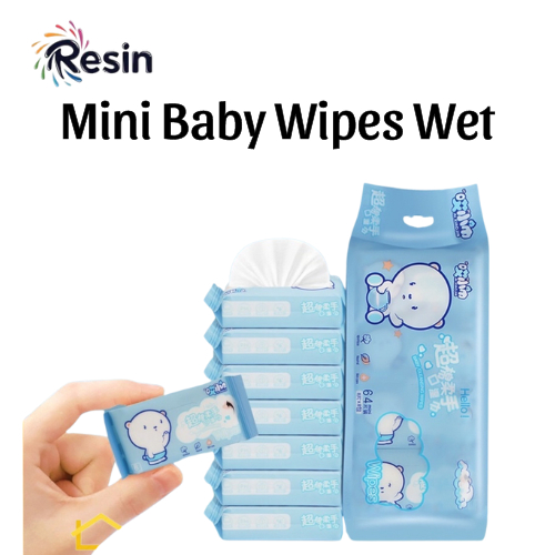 Mini Baby Wipes Wet Wipes Wet Tissue Travel Outdoor Spot Mini Wet Wipe ...