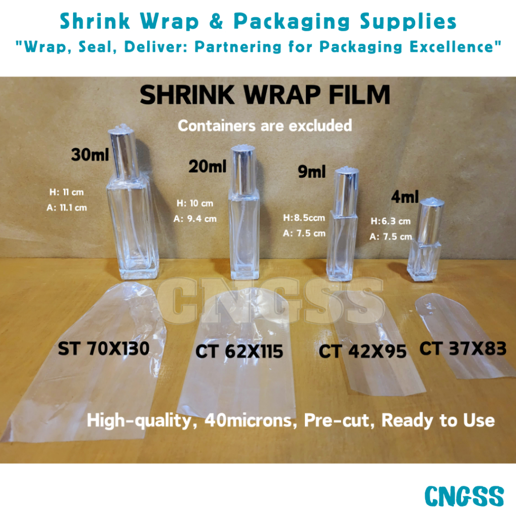 Shrink Wrap Plastic Packaging for Bottle Container Shrinkable Tape Cap ...
