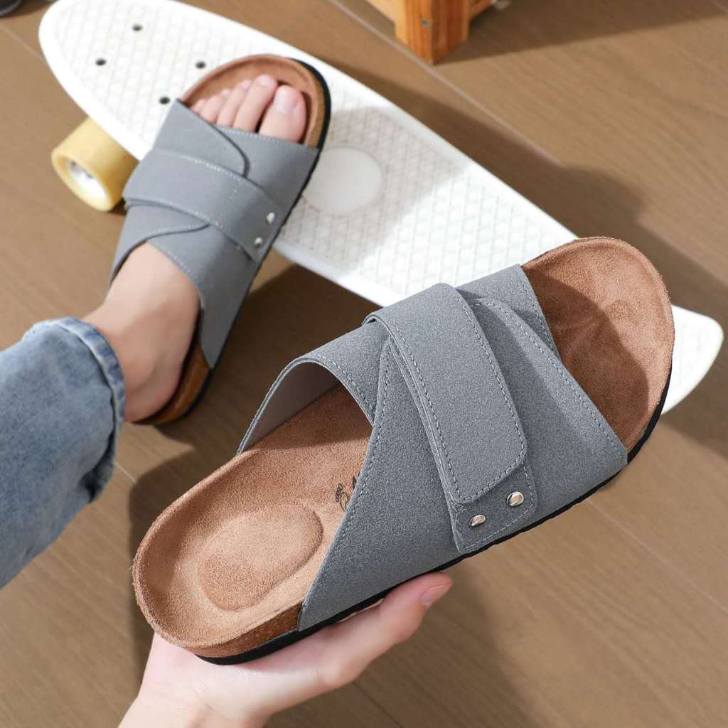 Authentic SHUTA Spring and Summer New Cork Slippers Men Couple Women's ...