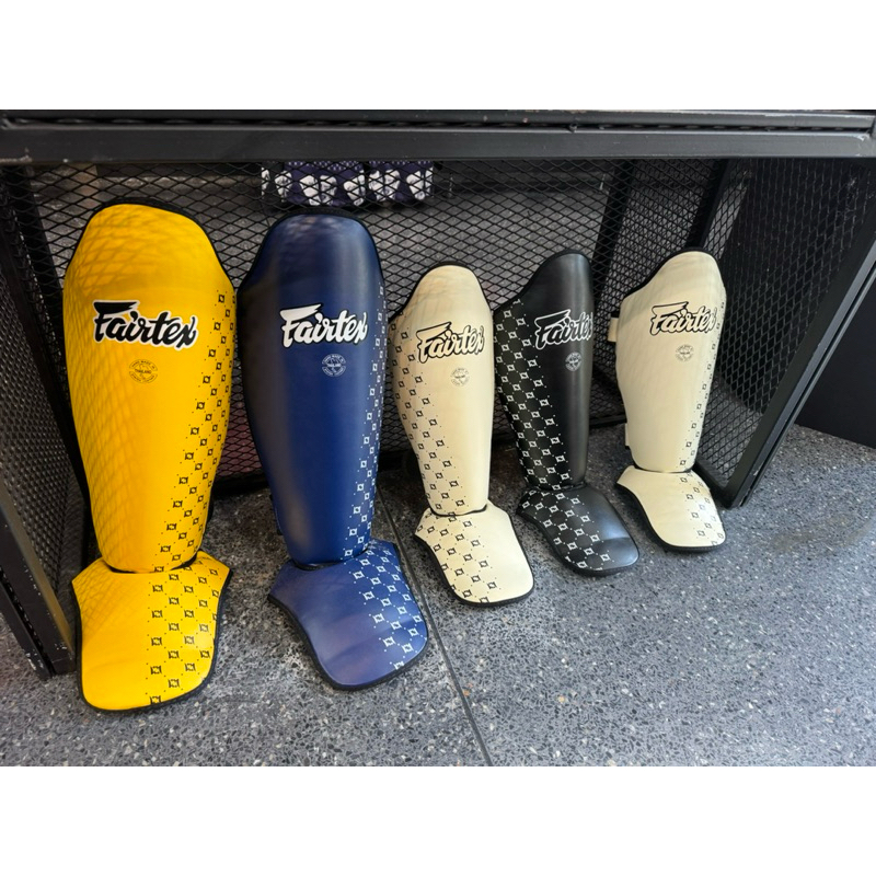 Fairtex SP5 Syntek Leather Muay Thai Competition Shin Guards | Shopee ...