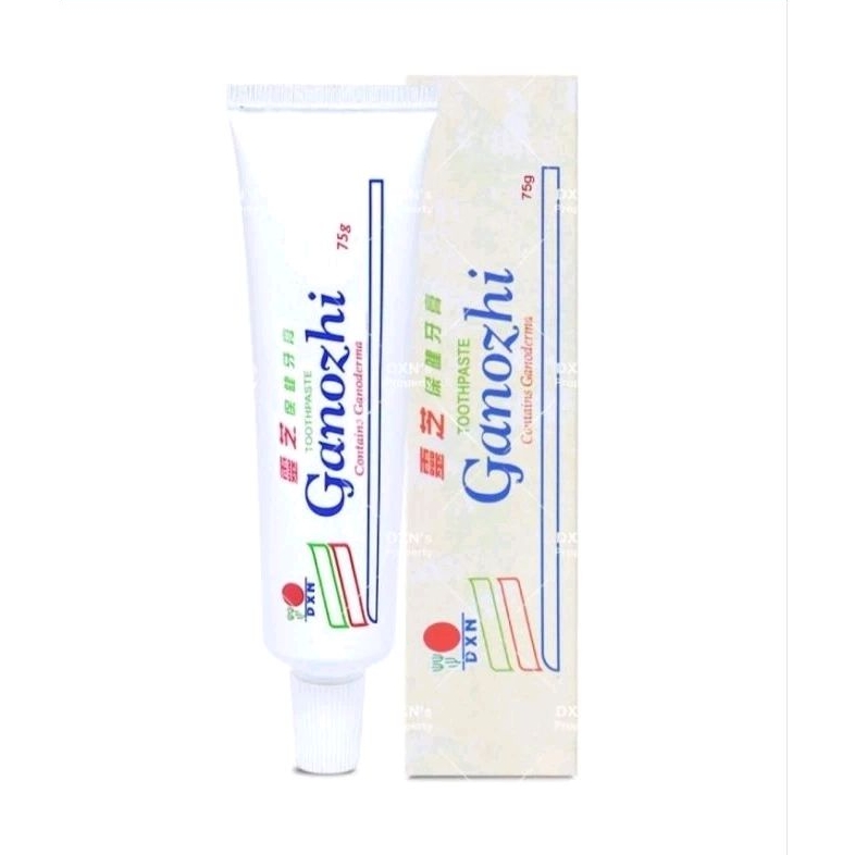 DXN GANOZHI TOOTHPASTE with Ganoderma Extract 75g / tube | Shopee ...