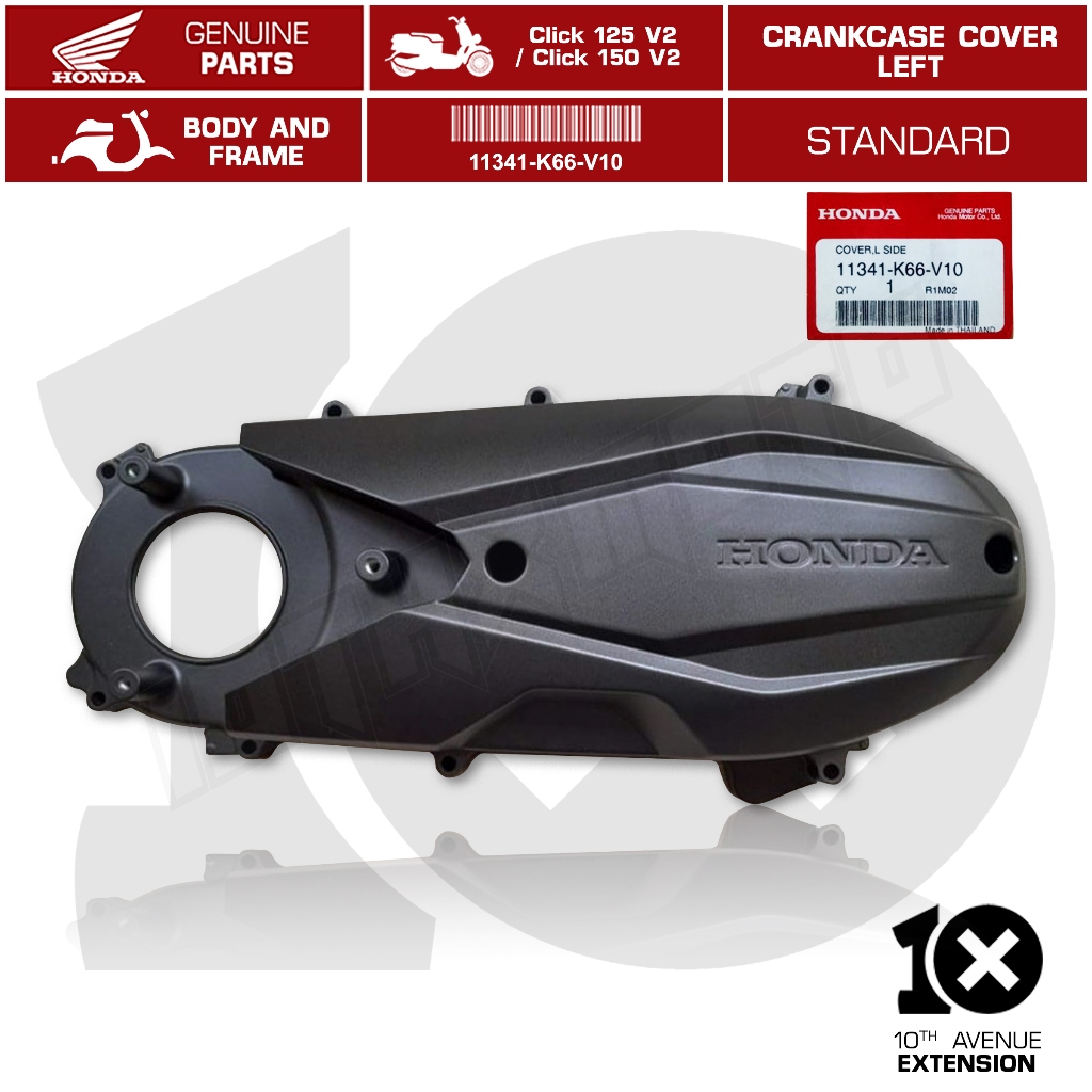 10thX Honda Genuine Left Crankcase Side Cover/CVT Cover 11341-K66-V10 ...