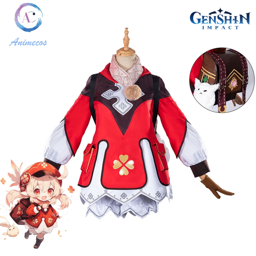 Game Genshin Impact Klee Cosplay Costumes Klee Disguise Lolita Dress ...