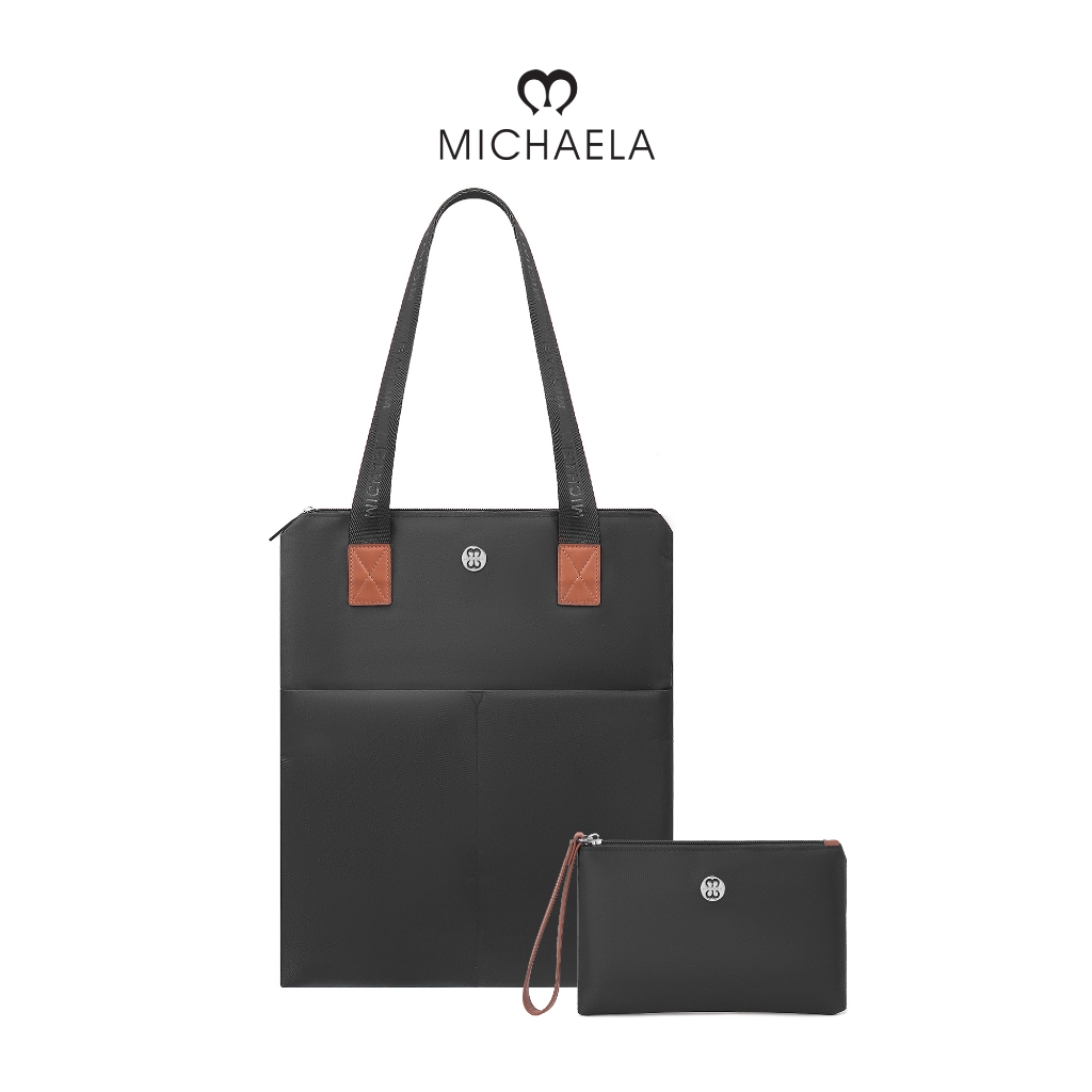 MICHAELA Tote Bag with Wallet 2 PCS Thicken Recycled Nylon 900D for ...