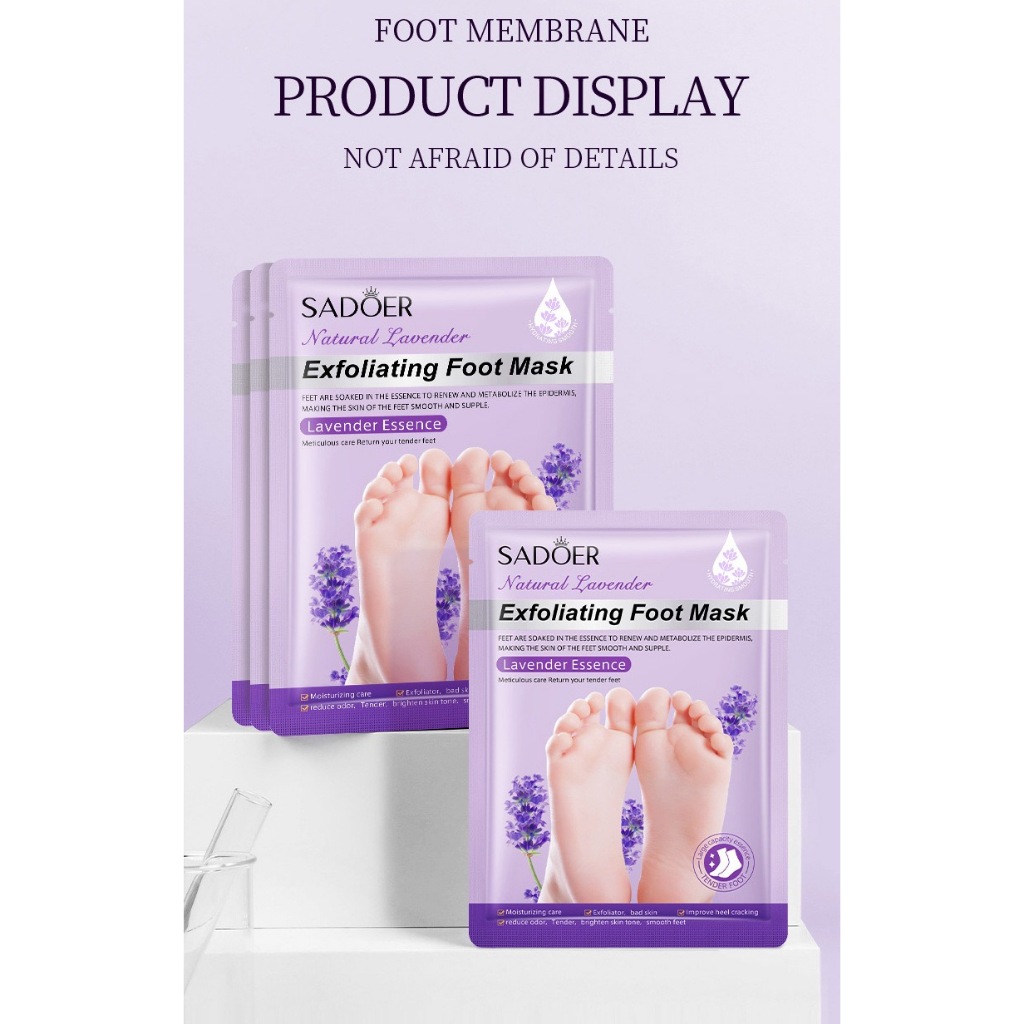 abbott SADOER foot mask skin rejuvenation, plant whitening | Shopee ...
