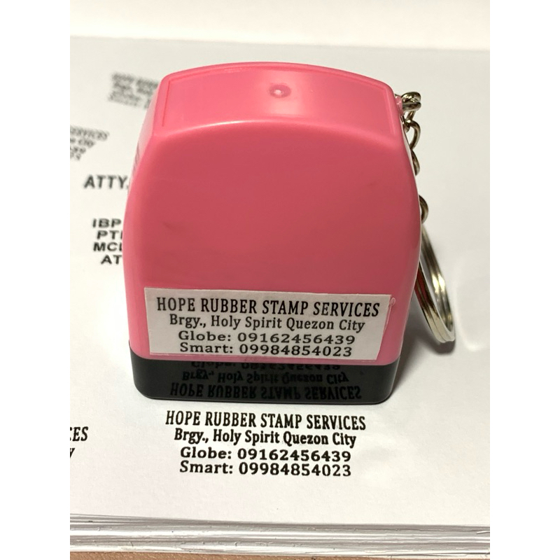 HA 1333 FREE NAME W SIGNATURE PERSONALIZED STAMP | Shopee Philippines