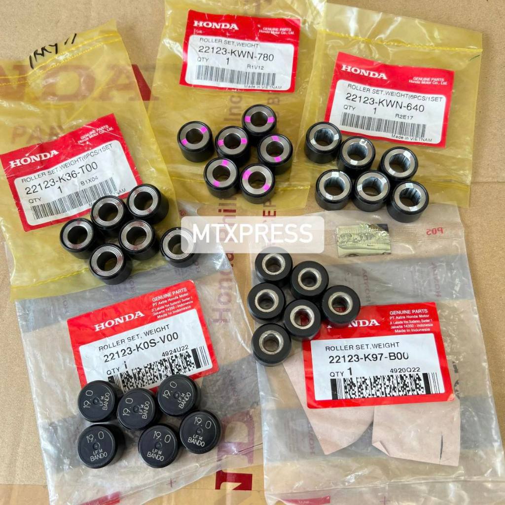 [Honda Genuine] Weight Roller Set Flyball Click125i Click150i Pcx150 ...