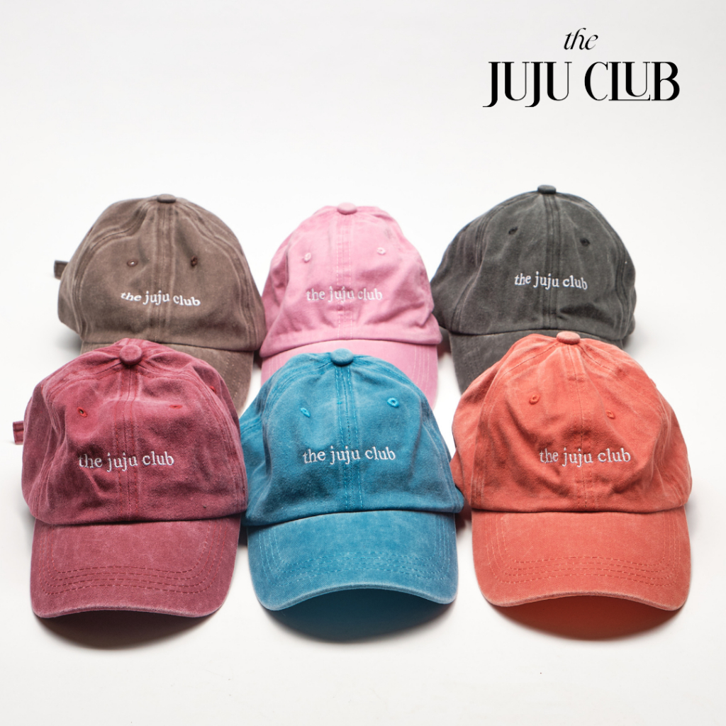 The Juju Club Vintage Cap | Shopee Philippines