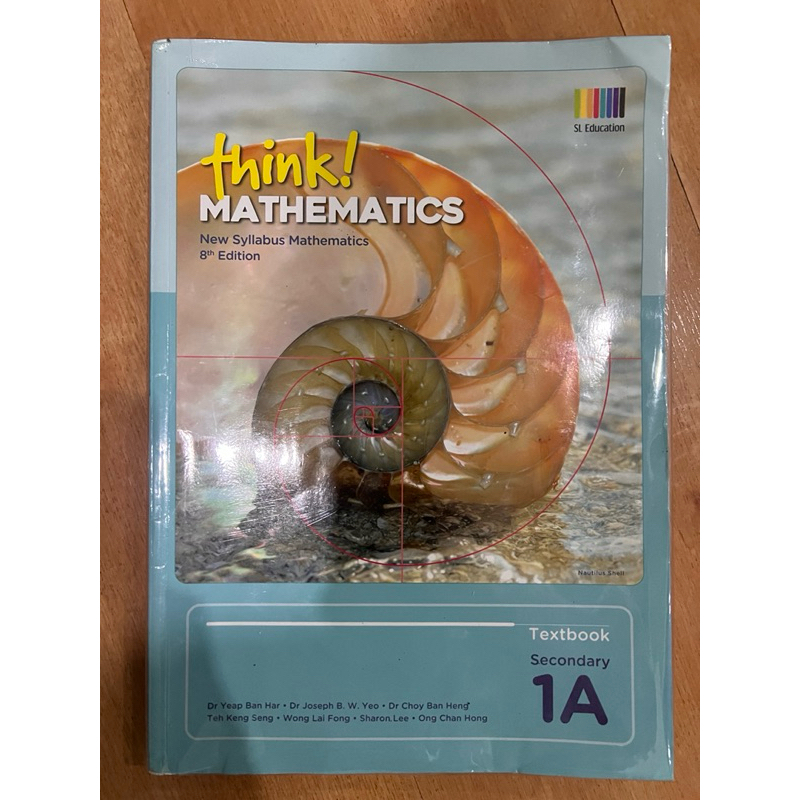 Think Mathematics 1A Textbook (barely used) | Shopee Philippines